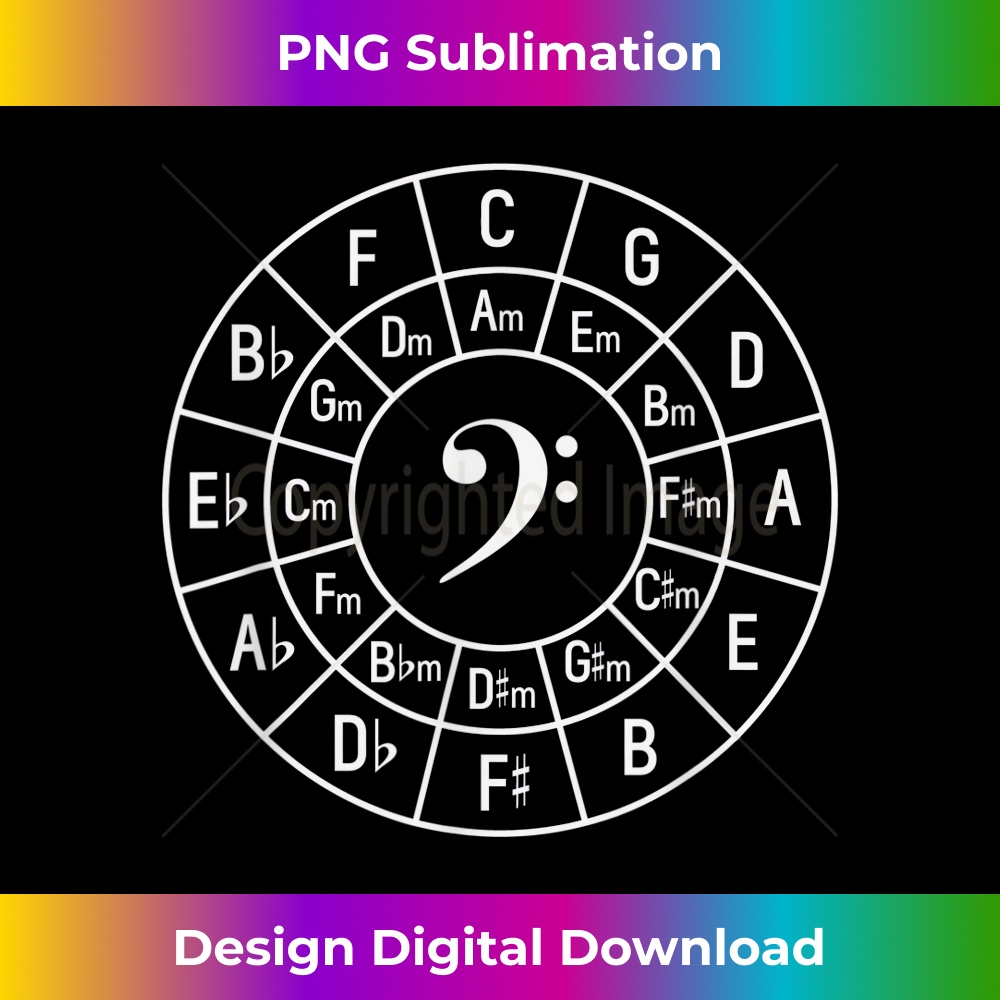 Bass Clef Circle Of Fifths 5ths Composer Musician F Clef - F | Inspire ...
