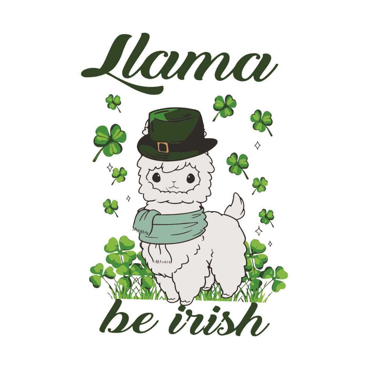 Llama be irish svg, Patrick Svg, Irish Llama svg, St Patrick | Inspire ...