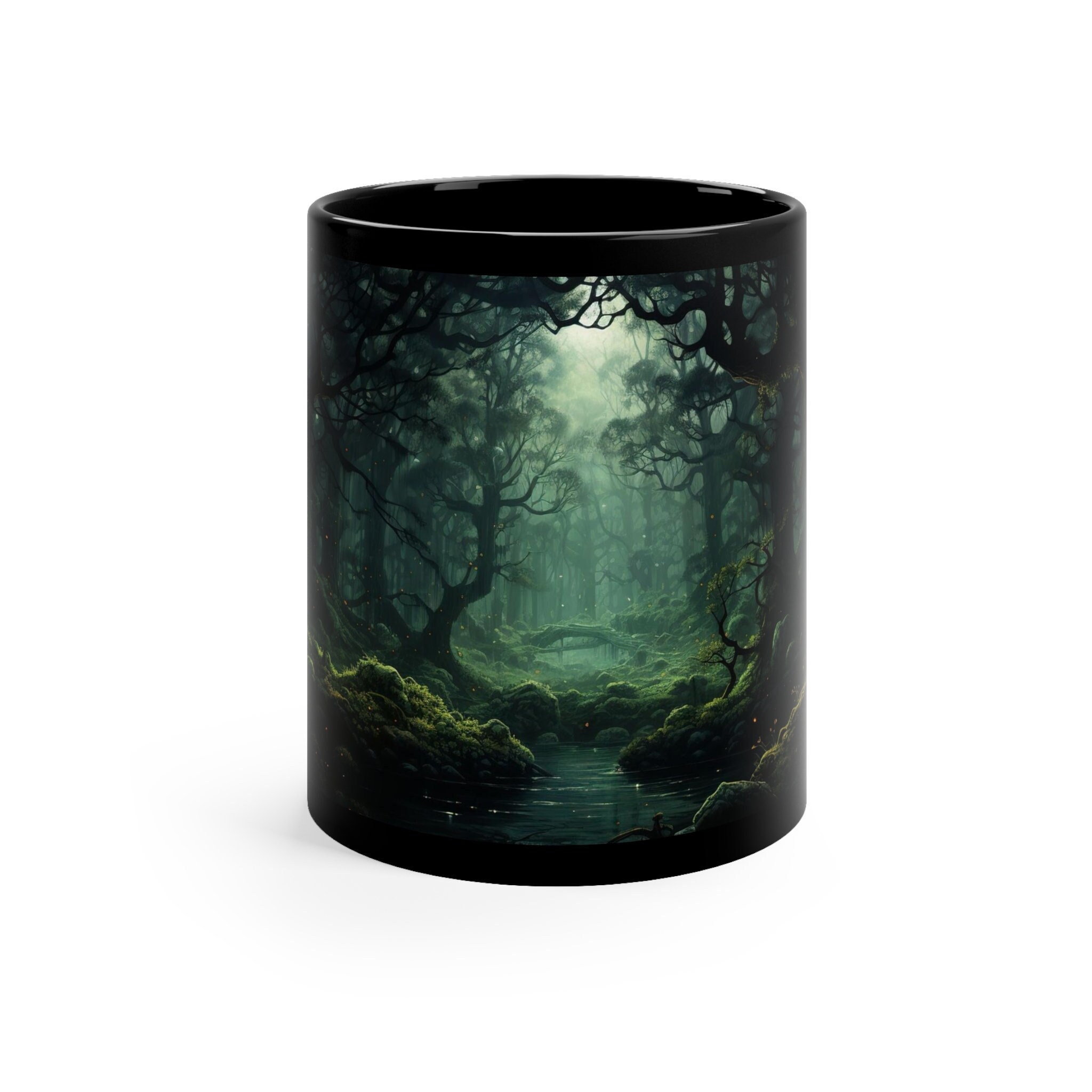 Mythical Forest Mug Enchanted Woods Coffee Cup Fantasy Fores - Inspire ...