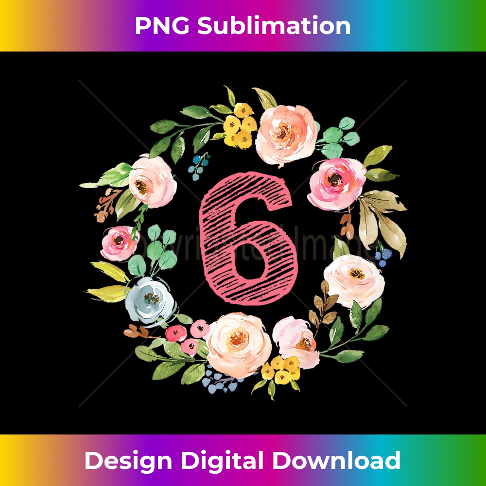 Kids Sixth Birthday Outfit Girl Pink, Flower Birthday - Inno | Inspire ...