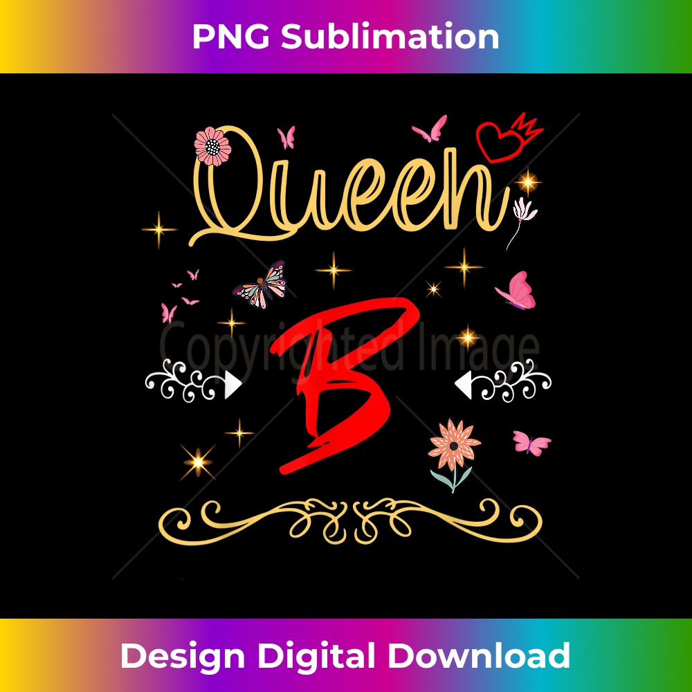 Queen Letter B Initial Name Cute Letter b Flowers Alphapet - | Inspire ...
