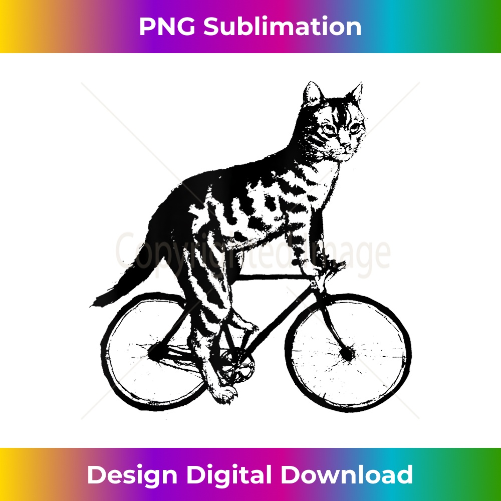 Cat On A Bike Funny Cat Bicycle Veterinary Cat Lovers Gift T | Inspire ...
