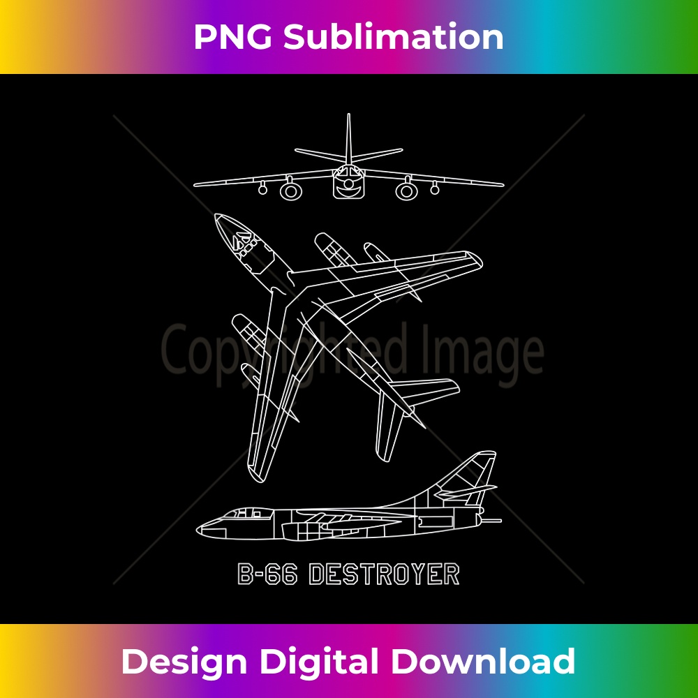 B-66 Destroyer American Jet Bomber Blueprints - Sleek Sublim - Inspire ...