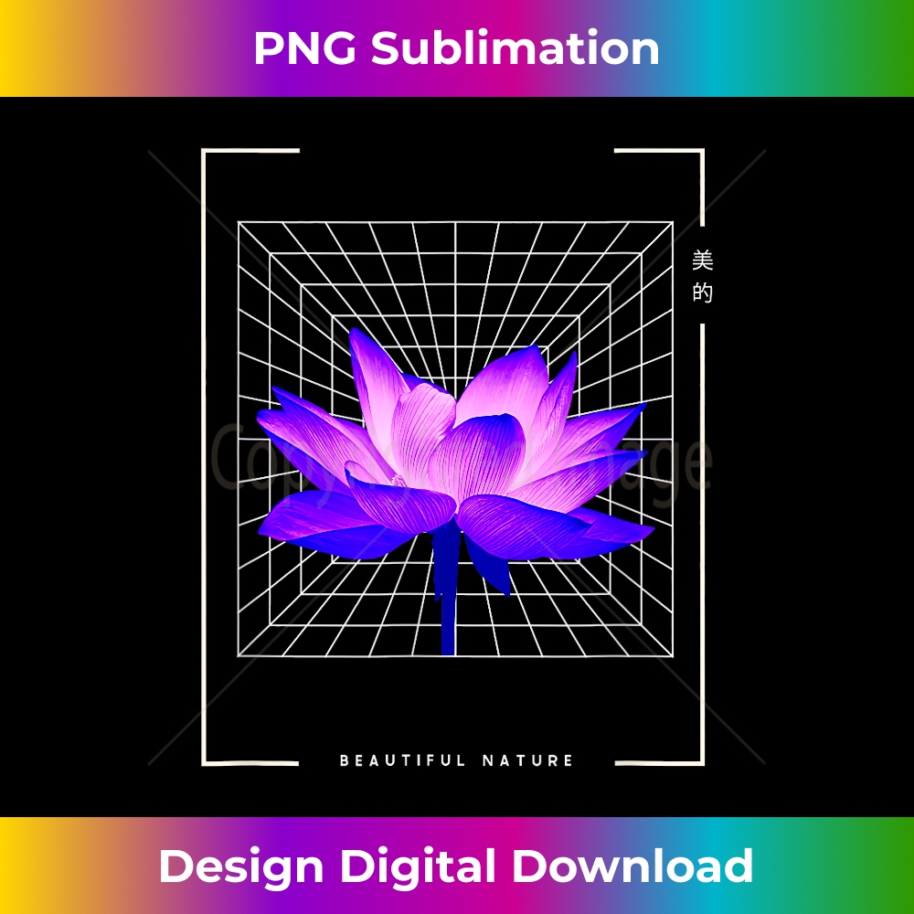 Japanese Aesthetic Vaporwave Nature Flower Glitch Anime - De | Inspire ...