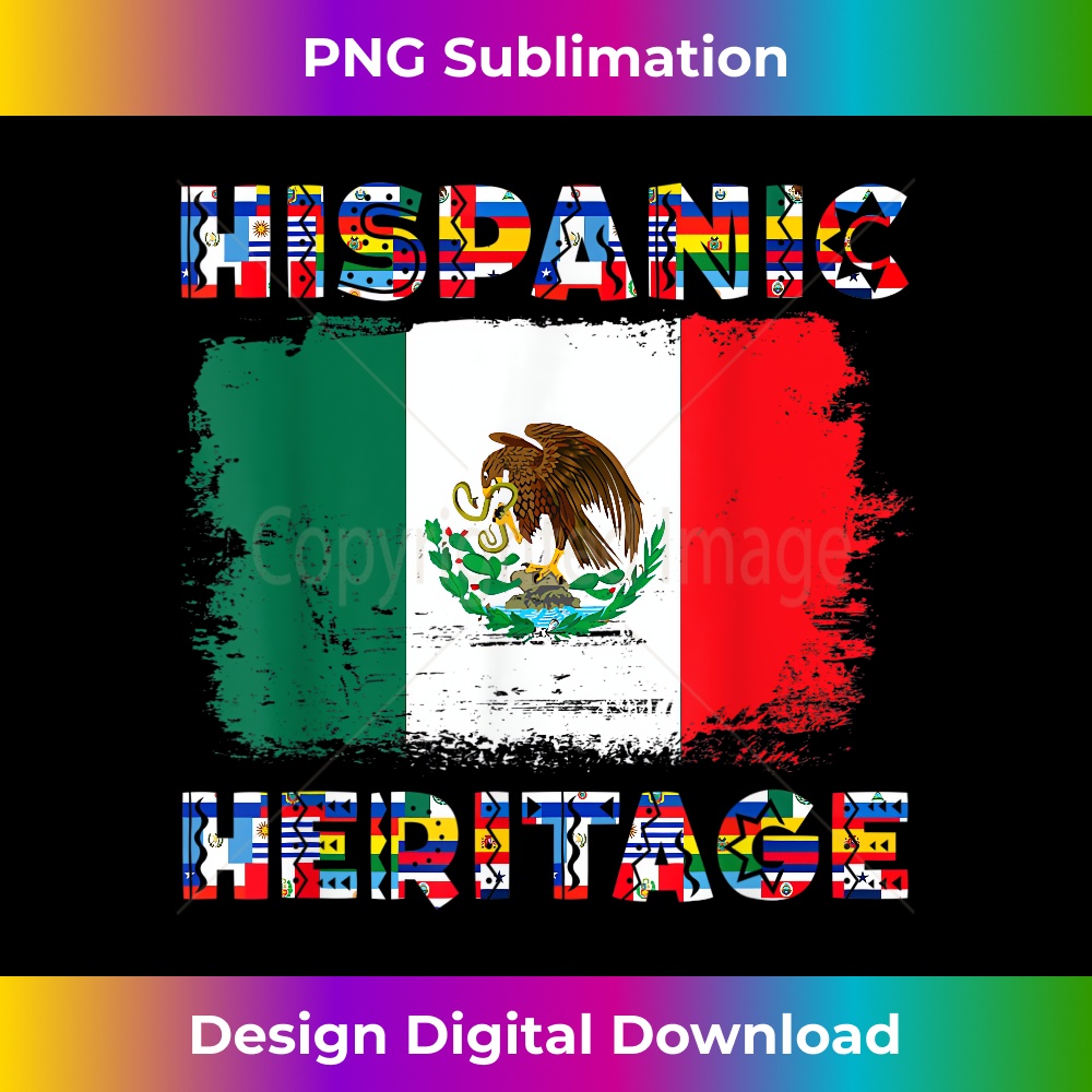 Vintage Mexico Mexican Flag Hispanic Heritage Month - Classi - Inspire ...