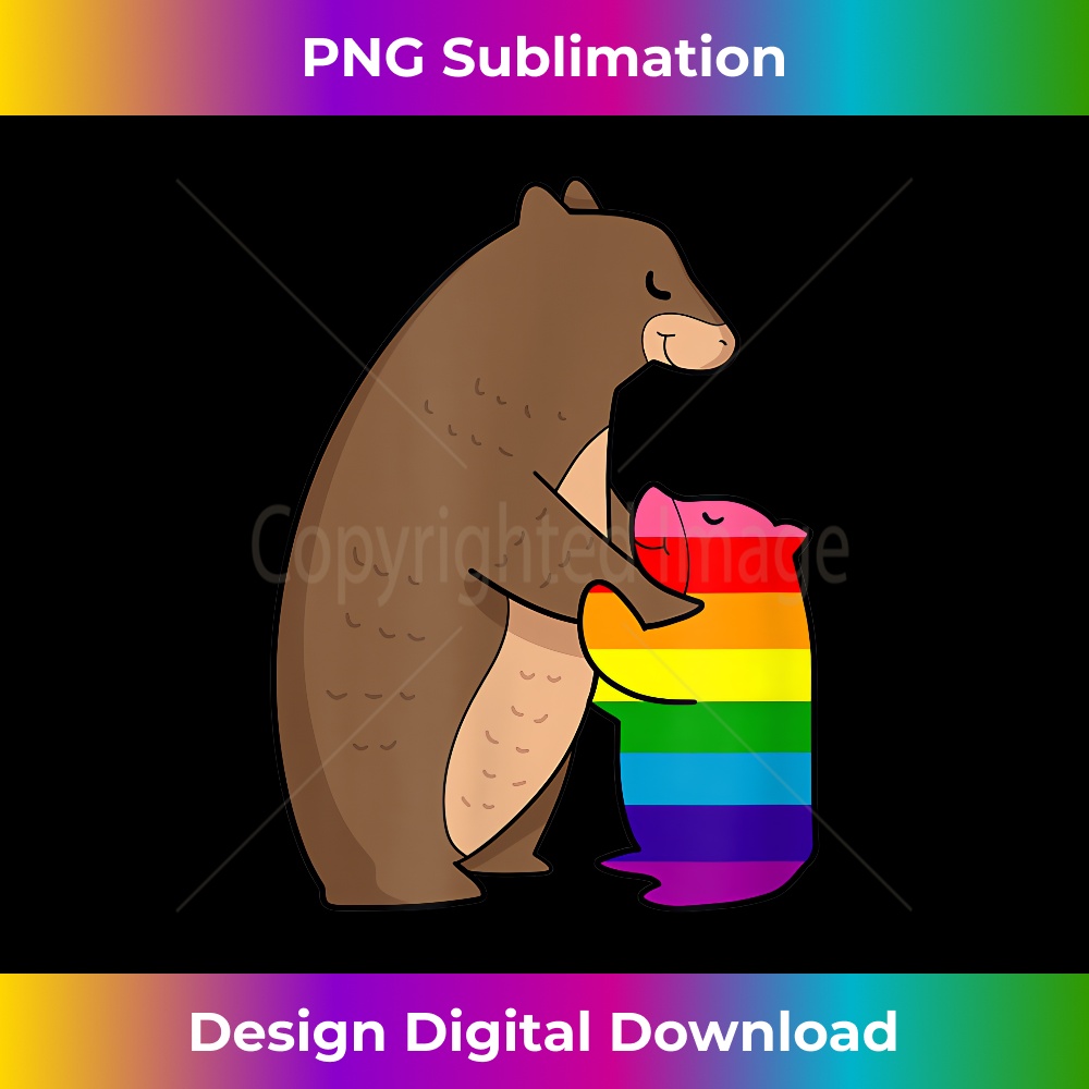 LGBT Pride Cute Mama Bear with Cub Unconditional Love - Vibr | Inspire ...