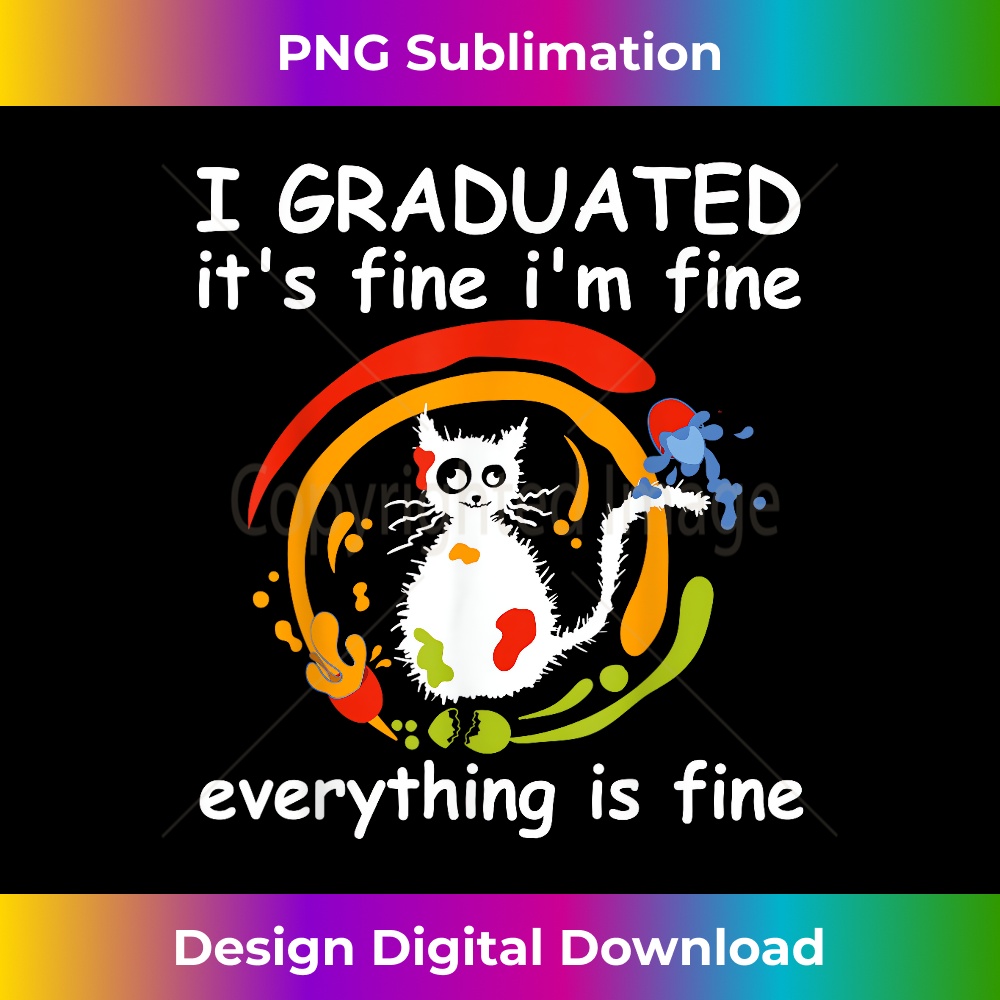 I Graduated Graduate Class 2023 Funny Cat Graduation Party - - Inspire ...