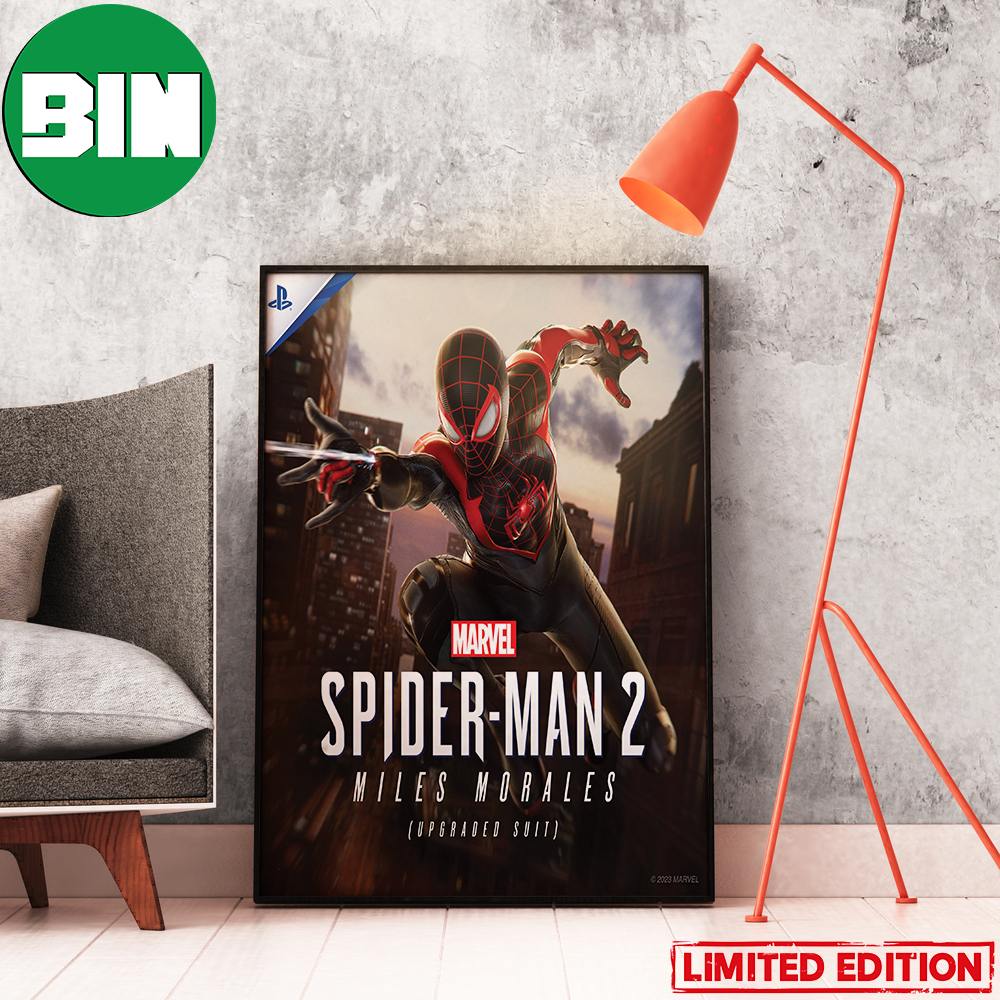 New Poster For Insominac's Spider-Man 2 Miles Morales Upgrad | Inspire ...