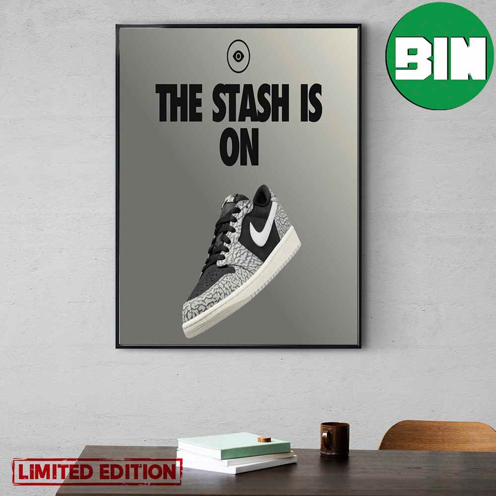 Nike Air Jordan 1 Low OG Black Cement SNKRS STASH Is On Home | Inspire ...