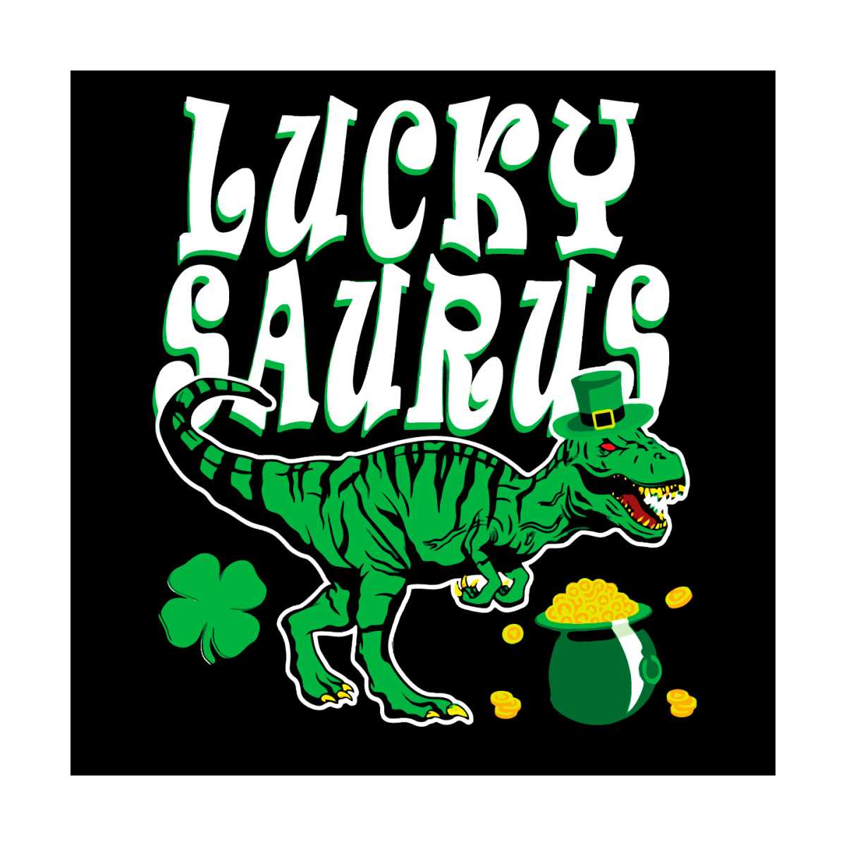 Lucky Saurus St Patricks Day Svg, Patrick Svg, Lucky Saurus | Inspire ...