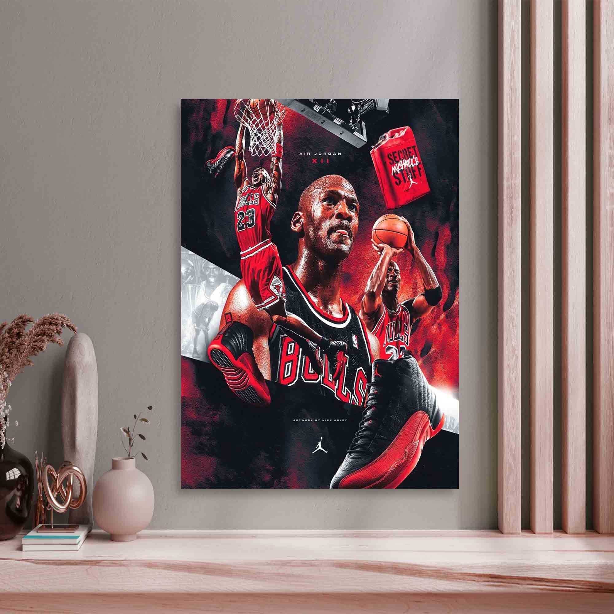 Michael Jordan Last Shot Canvas , Michael Jordan Signature C | Inspire ...