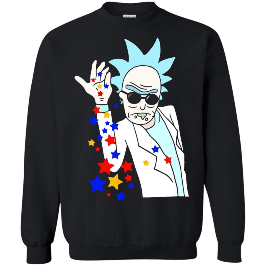 AGR Rick Sanchez Star Bae Salt Bae Rick And Morty Sweatshirt - Inspire ...