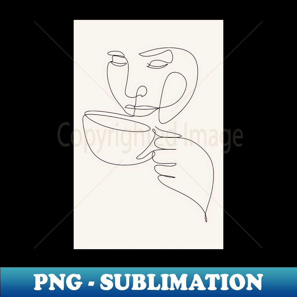 Pastel Continuous Single Line Coffee Poster - Special Editio | Inspire ...