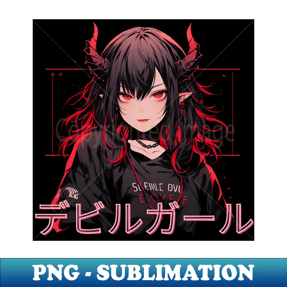 Devil girl anime styledevil horns - PNG Transparent Sublimat | Inspire ...