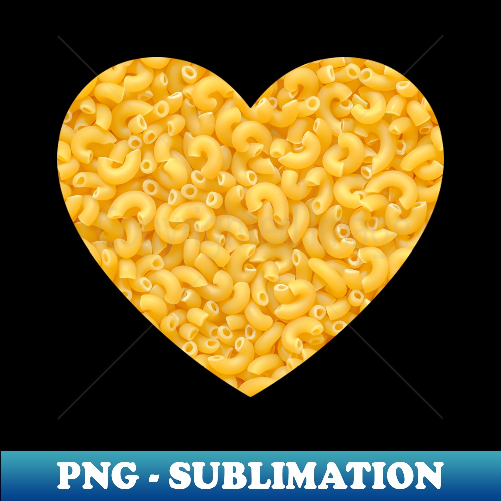Macaroni Pasta Elbow Noodles Food Heart - Aesthetic Sublimat | Inspire ...
