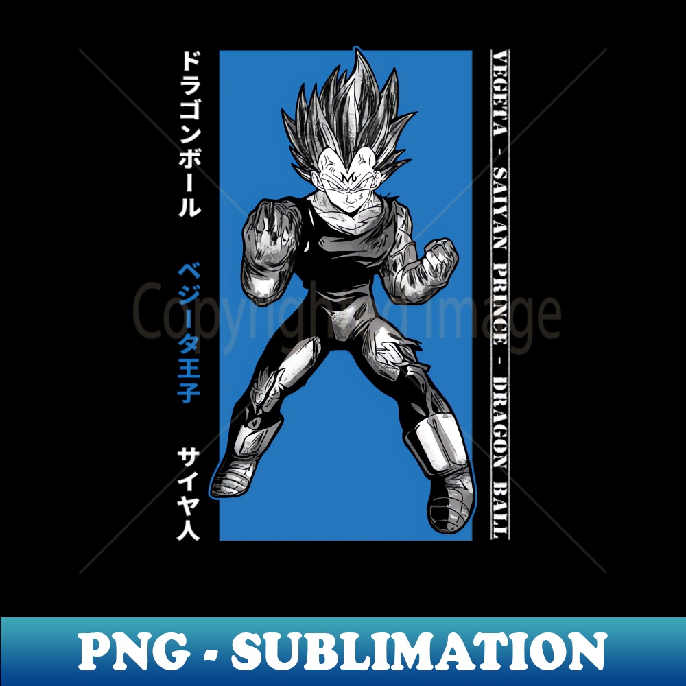 Vegeta DBZ 8 - Modern Sublimation PNG File - Enhance Your Ap | Inspire ...