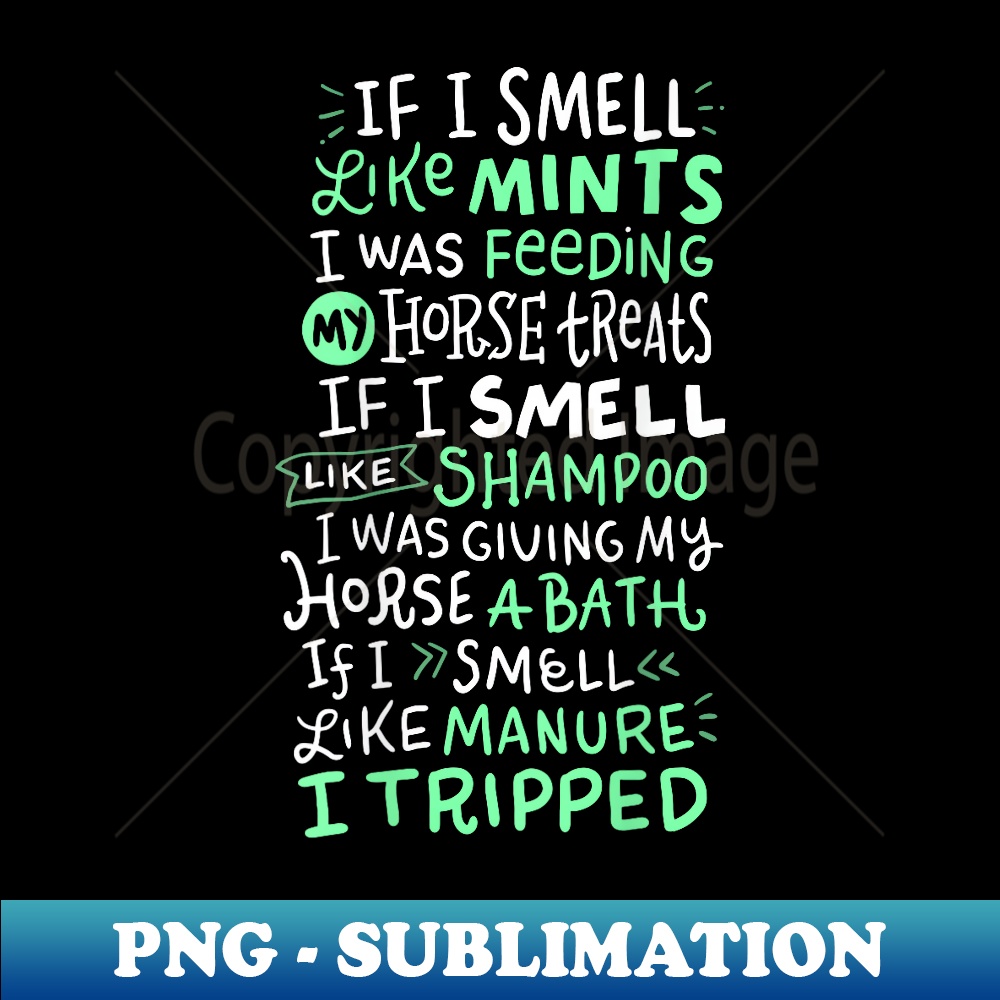 If I Smell Like Mints Horse T Ideas for Girls - Vintage Sub | Inspire ...