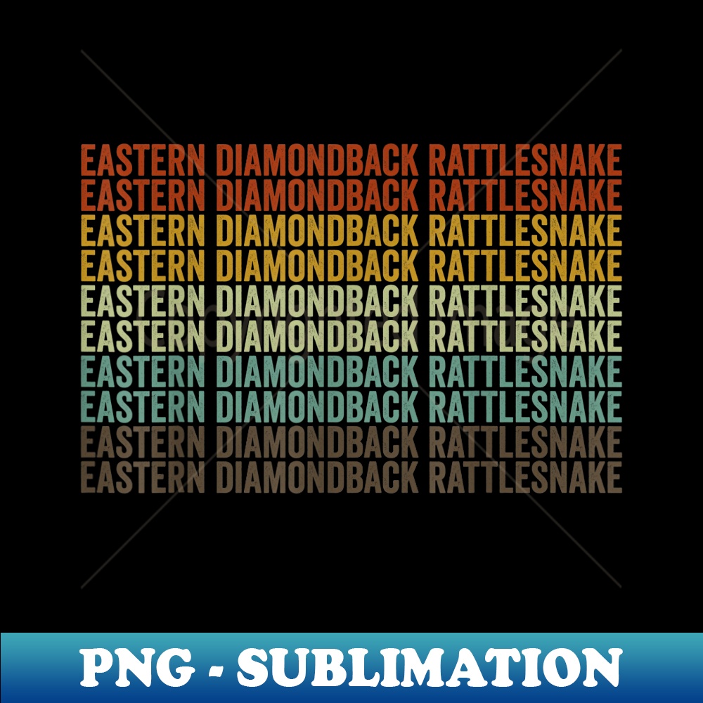 Eastern Diamondback Rattlesnake Retro - Vintage Sublimation - Inspire ...