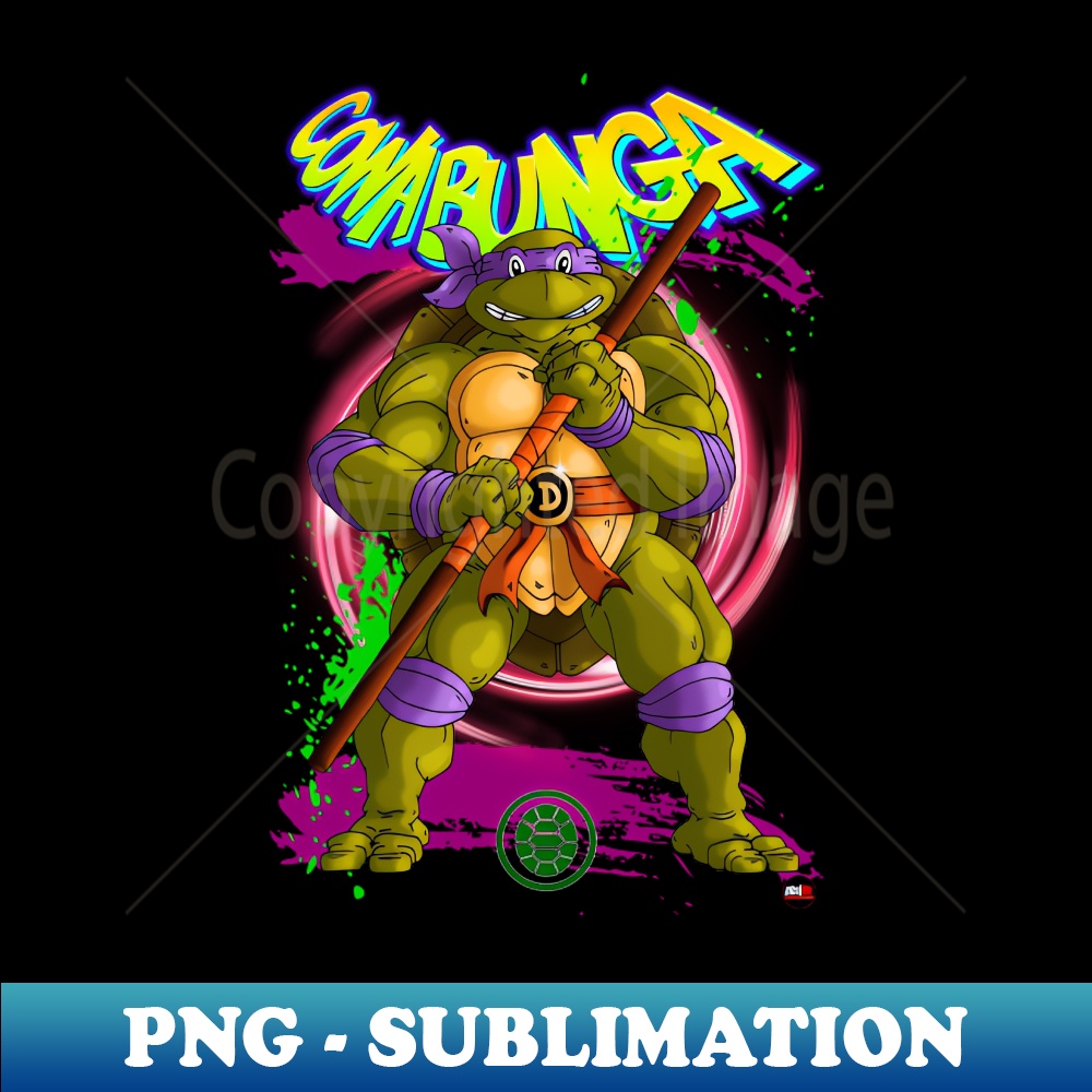 FANART NINJA TURTLES DONATELLO - Modern Sublimation PNG File | Inspire ...