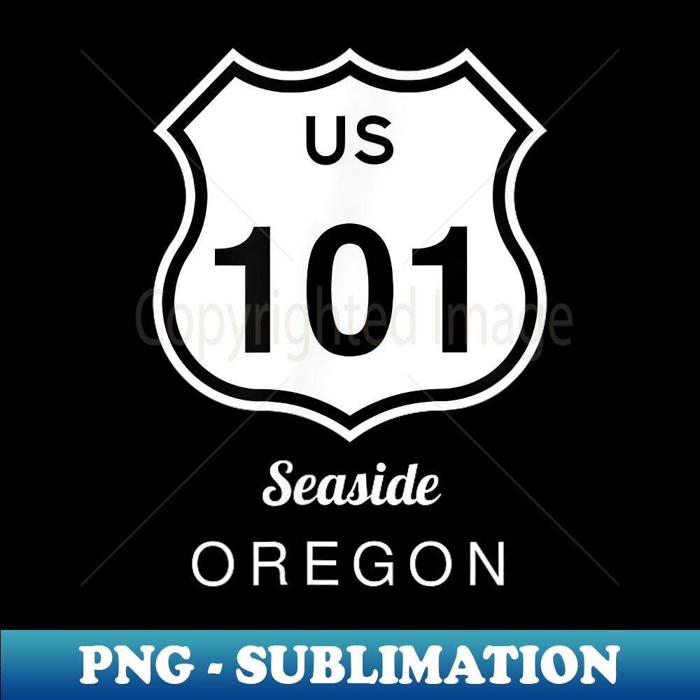 Seaside Oregon Historic US Route 101 US Highway - Digital Su | Inspire ...