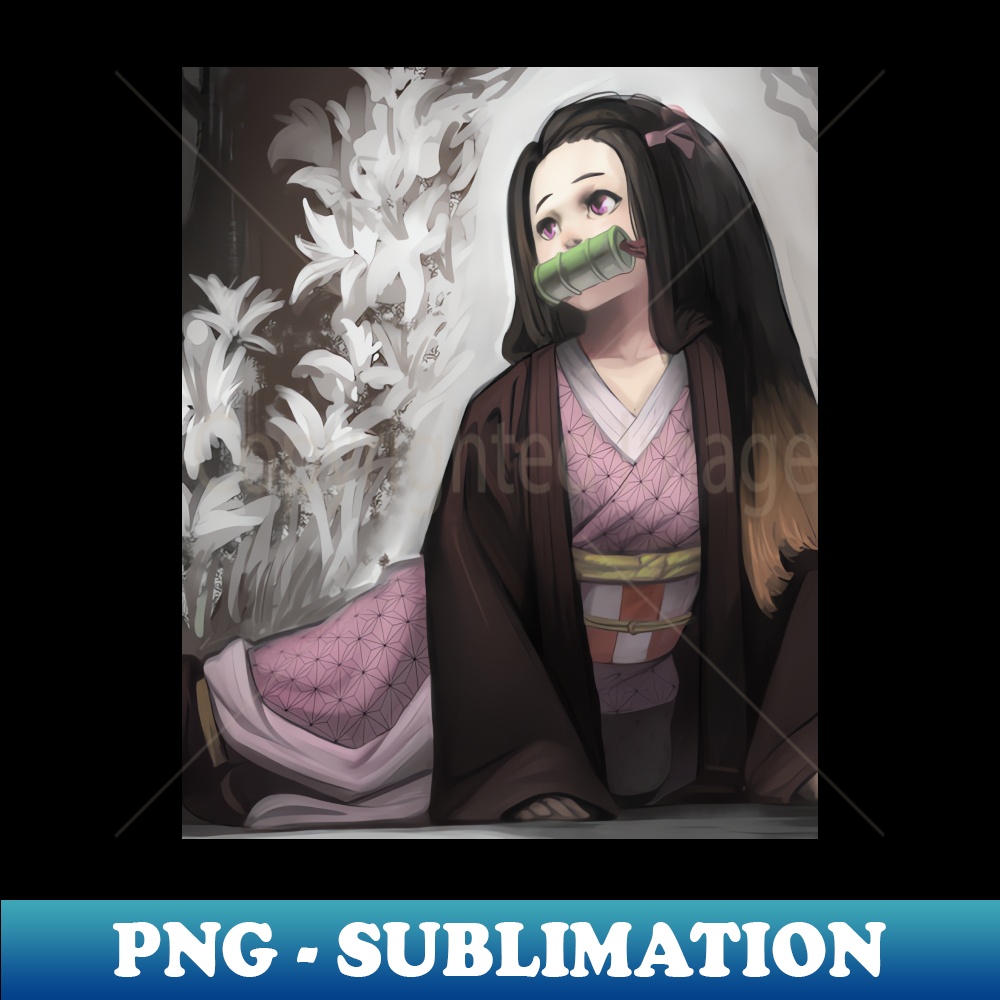 Kimetsu no Yaiba Cute Nezuko - PNG Transparent Digital Downl | Inspire Uplift
