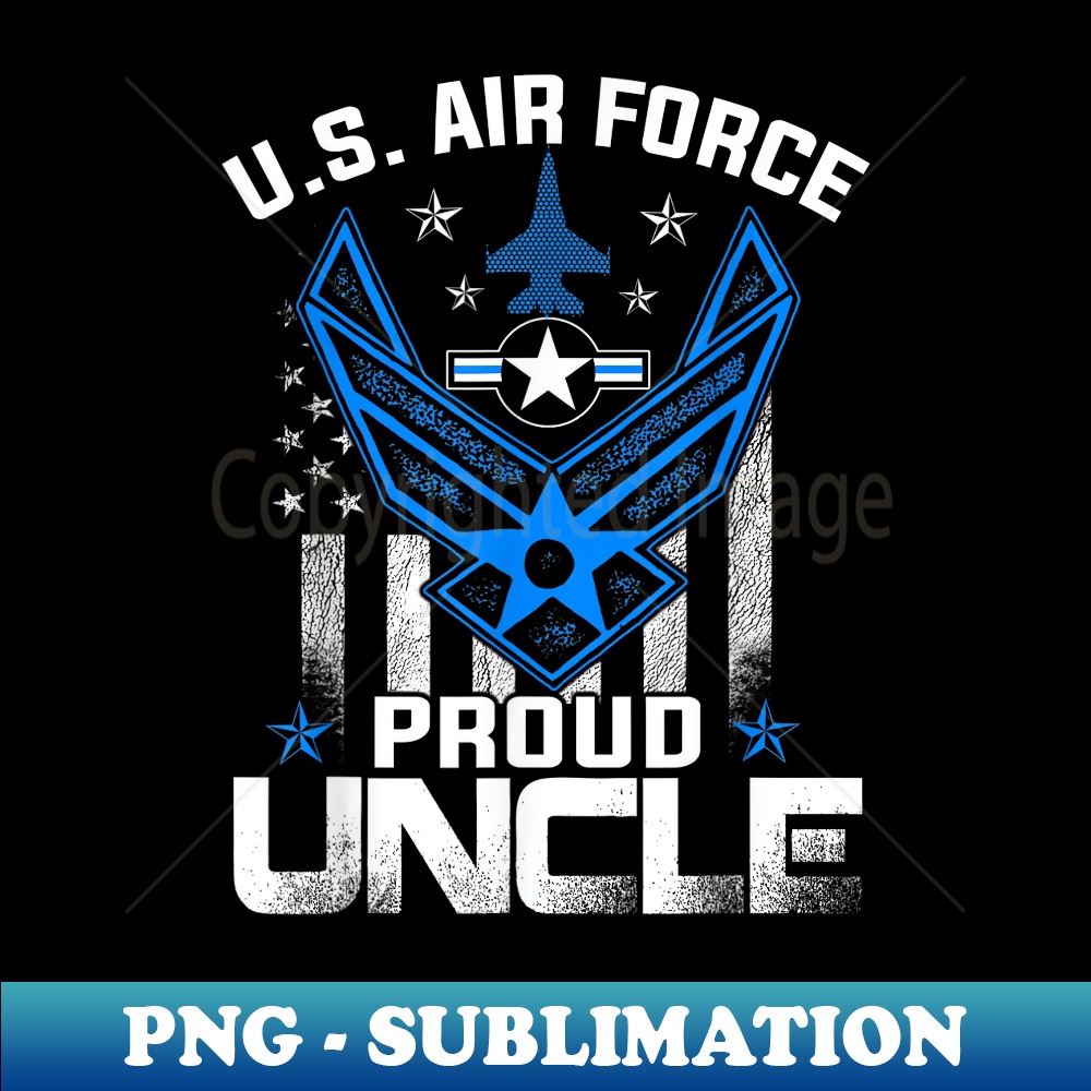 Proud Air Force Uncle Pride Military U.S. Army Flag - High-Q | Inspire ...