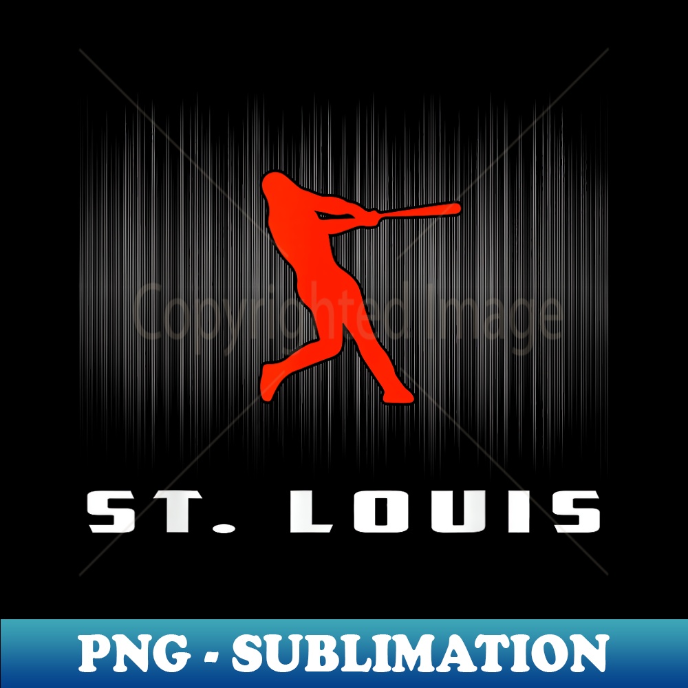 St. Louis Graphic Baseball Design I Love St. Louis - Special | Inspire ...