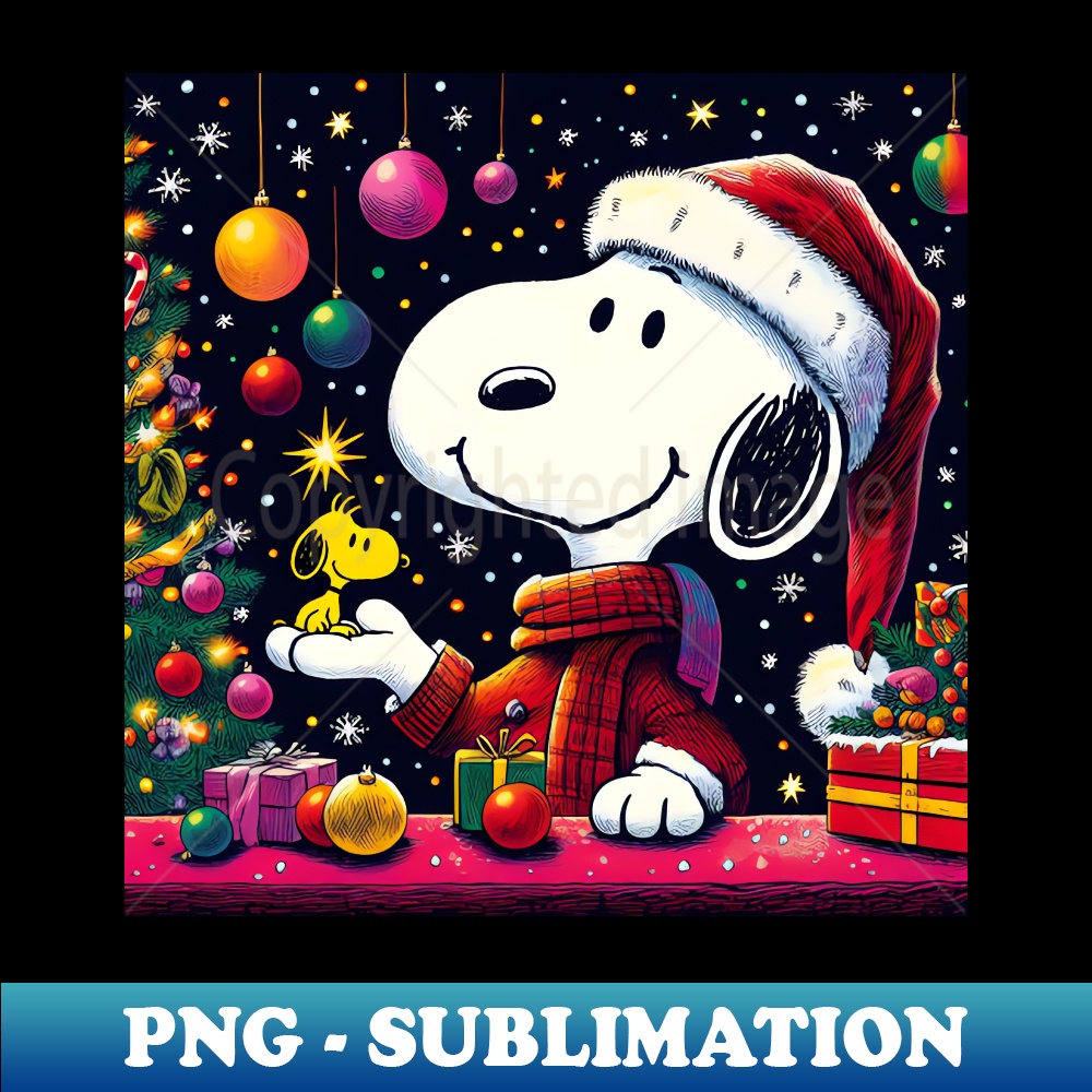 Snoopys Festive Wonderland Whimsical Christmas Art for Peanu | Inspire ...