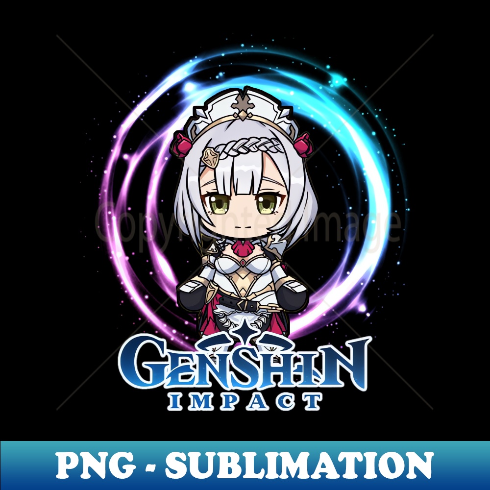 Genshin Impact x Noelle Chibi - Creative Sublimation PNG Dow | Inspire ...