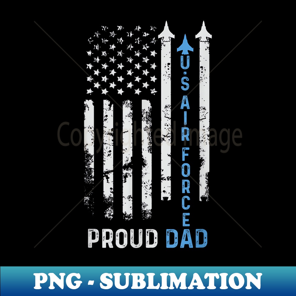 Mens Proud US Air Force Day Dad Rocket America Flag - Instan | Inspire ...