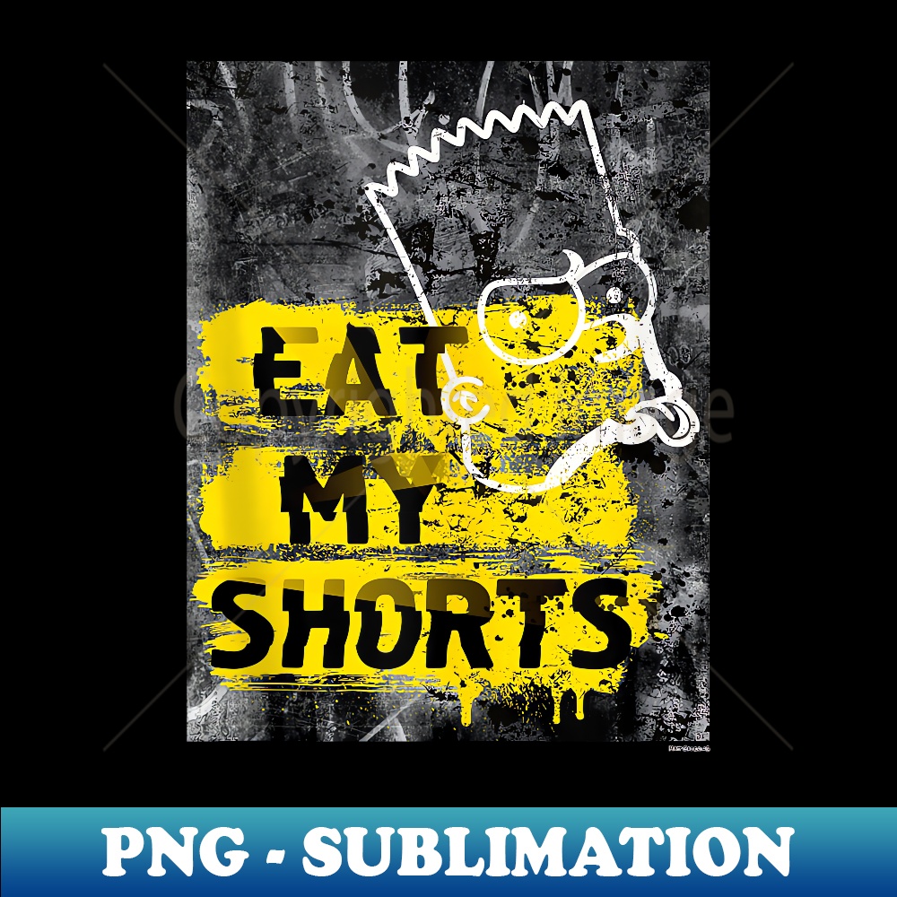 The Simpsons Bart Simpson Eat My Shorts Graffiti - Professio | Inspire ...