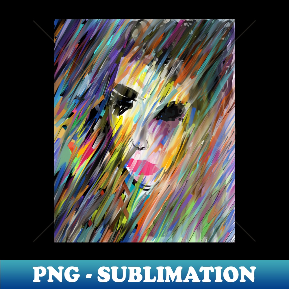 Colorful portrait - Aesthetic Sublimation Digital File - Unl | Inspire ...