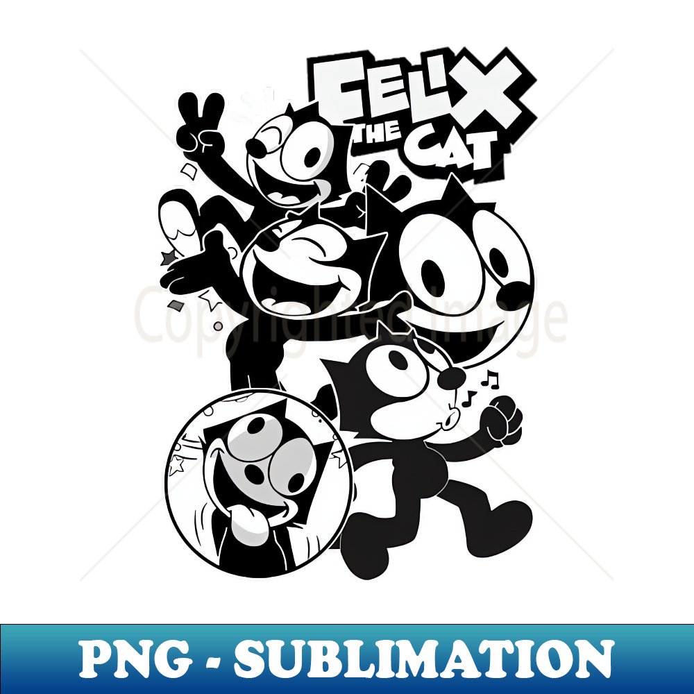 felix the cat - PNG Transparent Sublimation File - Unleash Y - Inspire ...