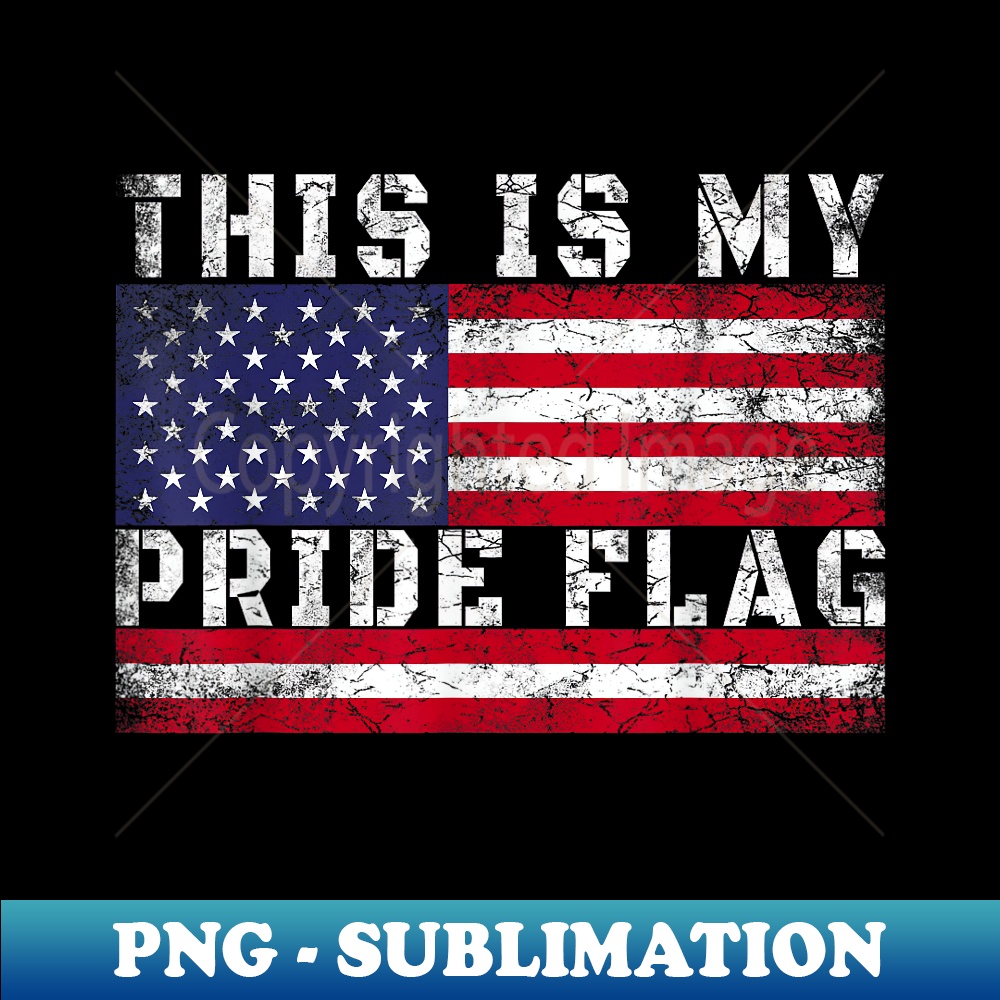This Is My Pride Flag USA American 4th of July Pride Flag - | Inspire ...