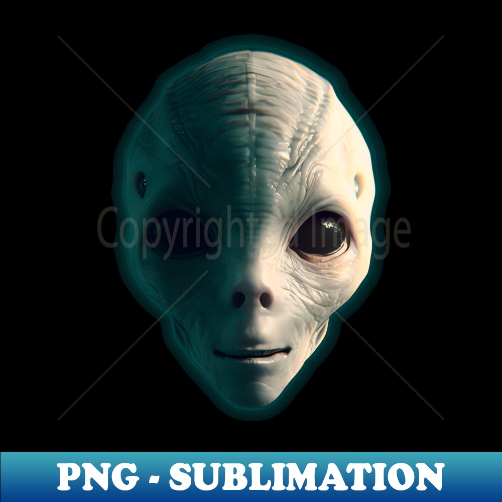 Alien Head - PNG Transparent Sublimation Design - Perfect fo | Inspire ...