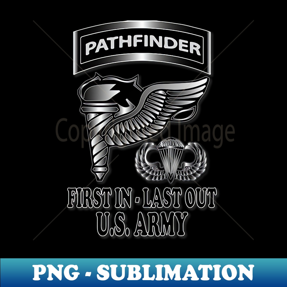 U.S. Army Airborne Pathfinder (Back Design) - PNG Transparen - Inspire ...
