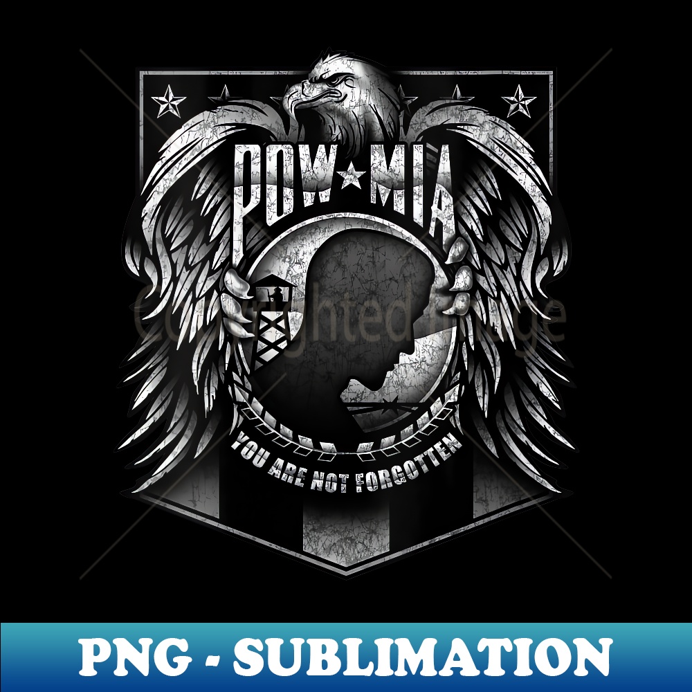 s US Military POW MIA You Are Not Forgotten Shield with Eagl | Inspire ...