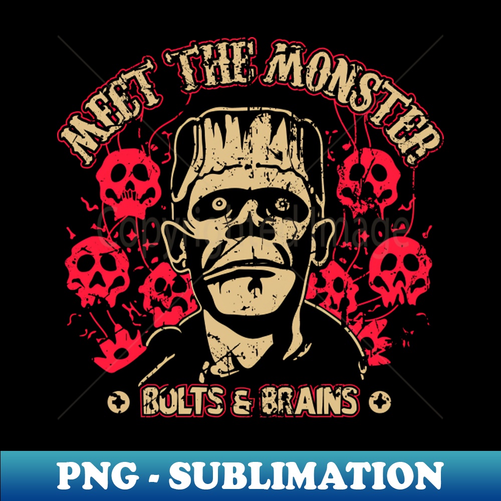 Meet The Monster - High-Resolution PNG Sublimation File - Pe | Inspire ...
