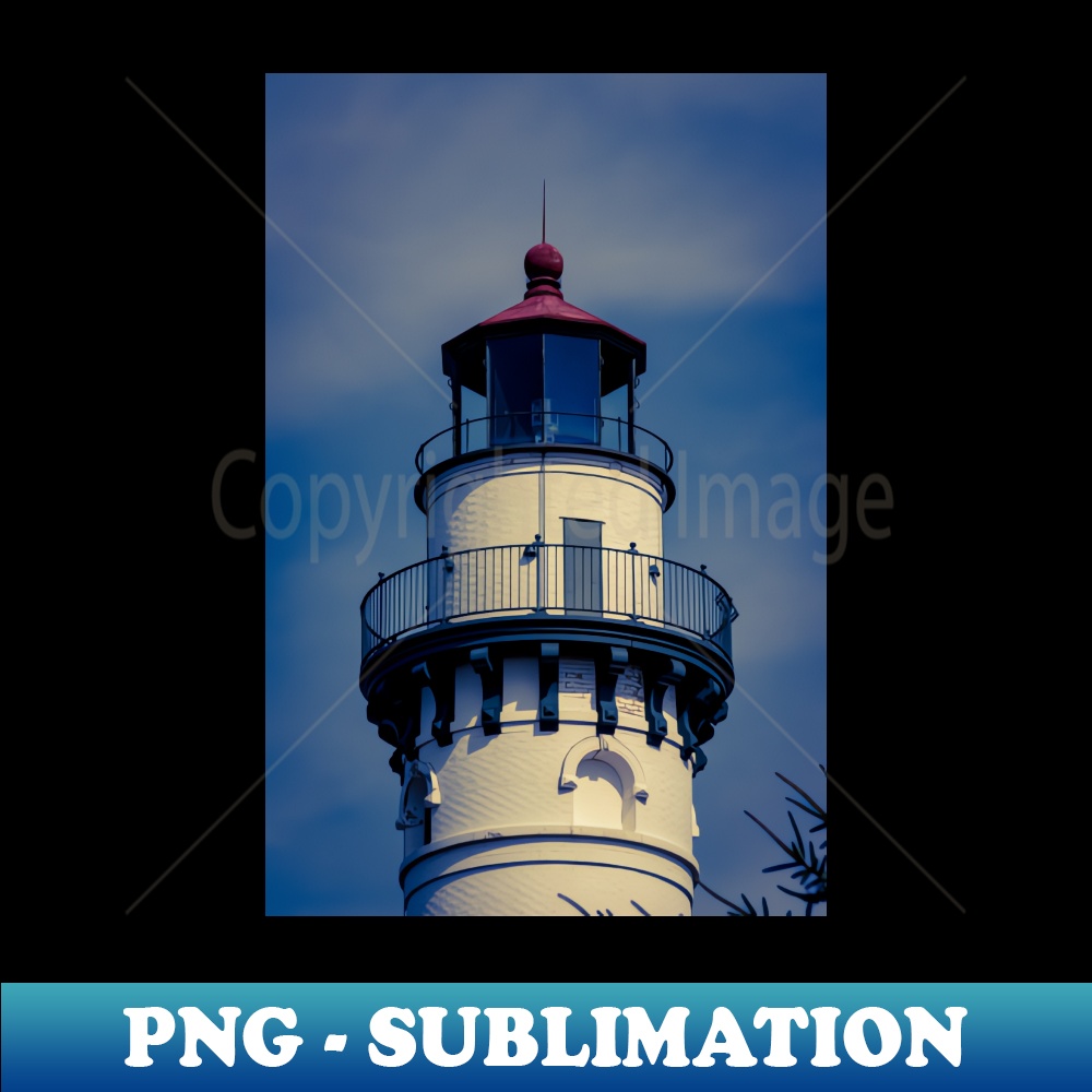 Wind Point Light Station - Signature Sublimation PNG File - | Inspire ...