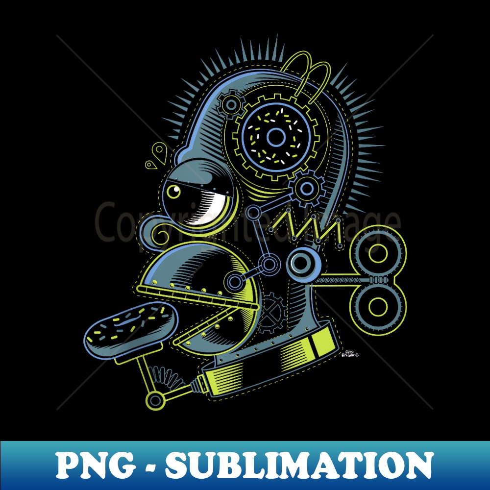 The Simpsons Homer Simpson Robot - Exclusive PNG Sublimation | Inspire ...