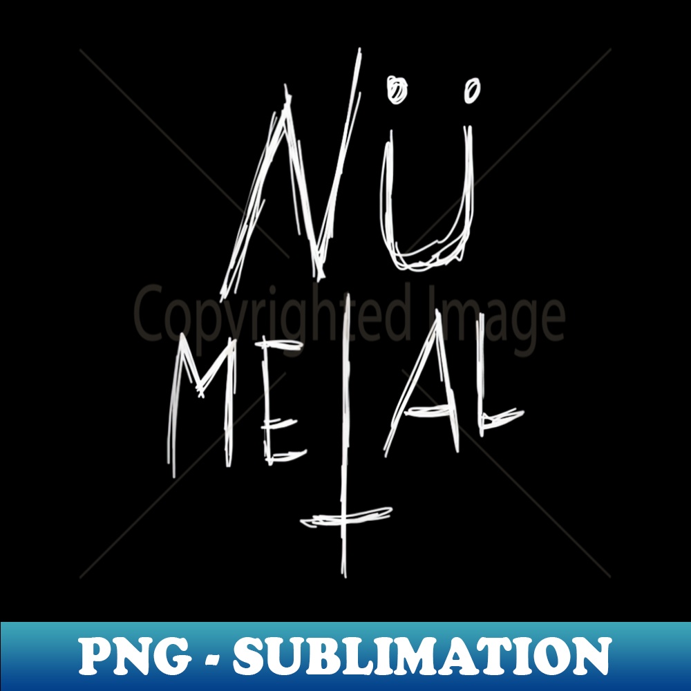 Dark and Gritty Nu Metal Text Design - Instant Sublimation D - Inspire ...