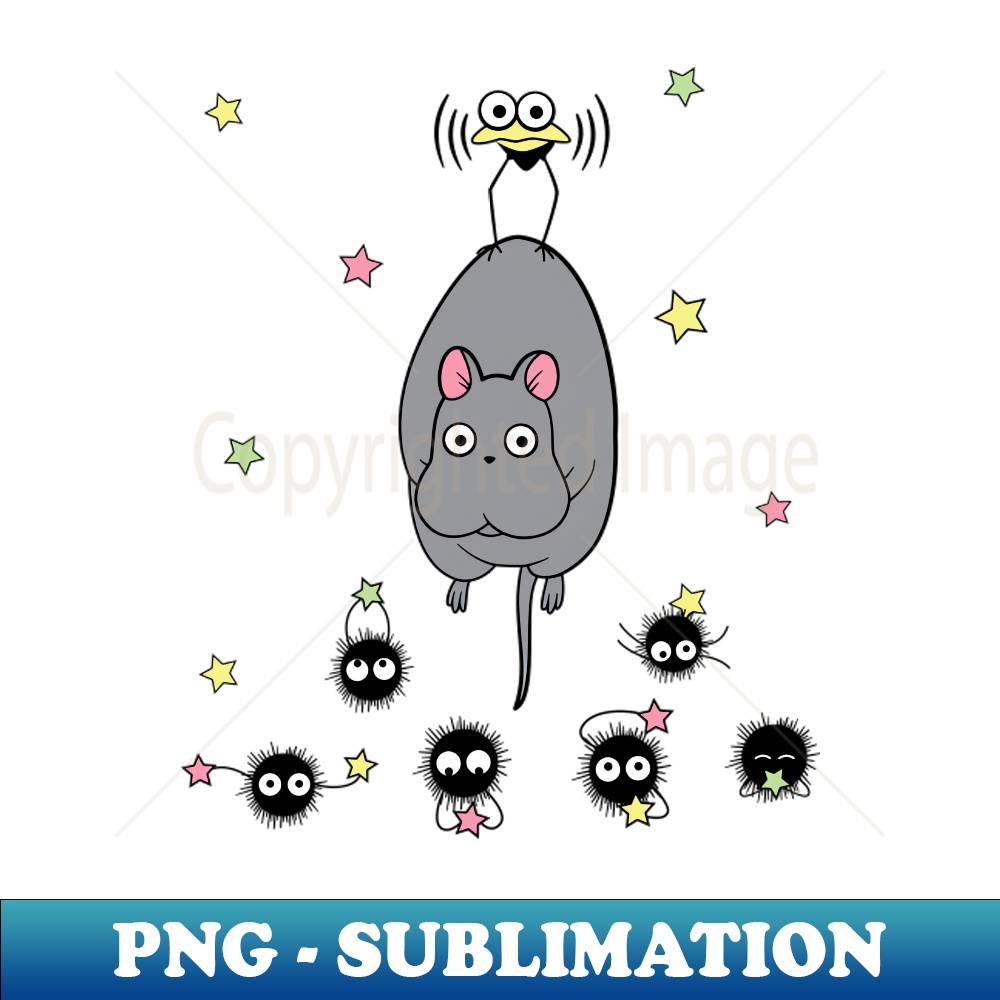 Dust Bunny Party - Sublimation-Ready PNG File - Transform Yo | Inspire Uplift