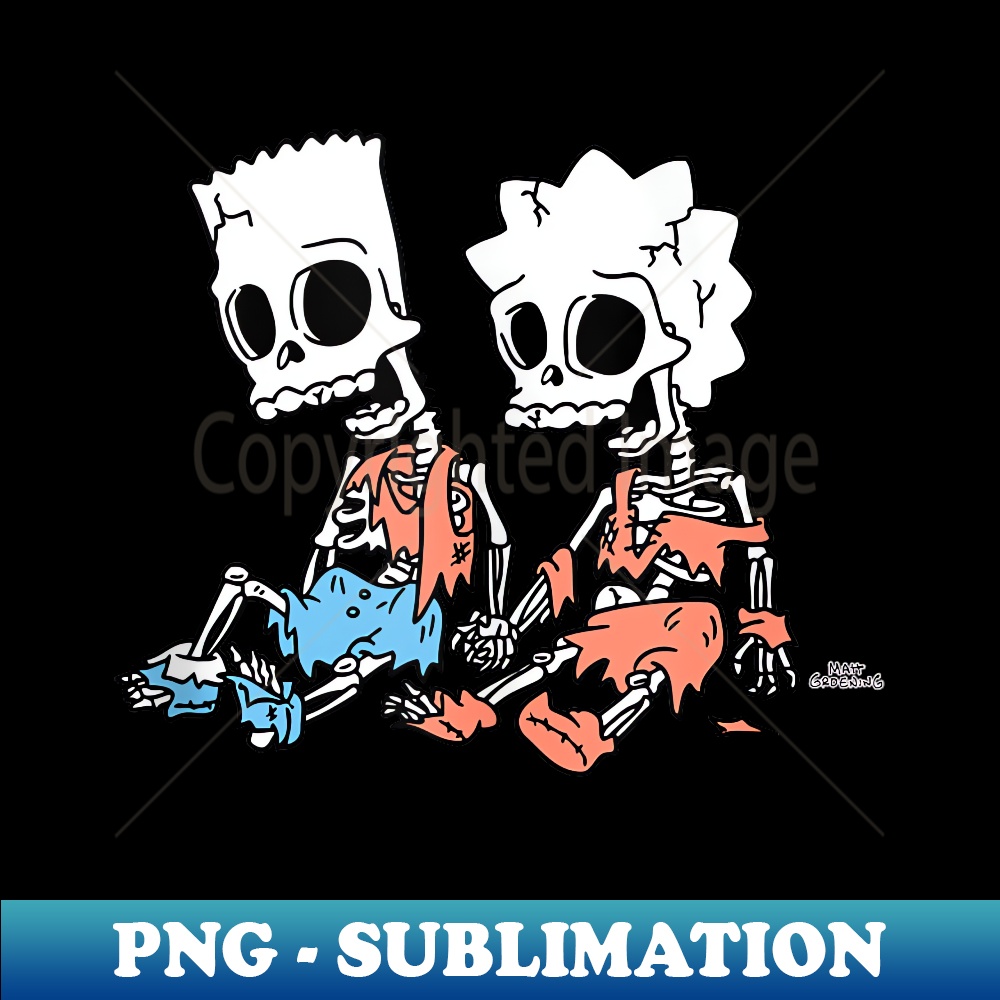 The Simpsons Bart and Lisa Skeletons Treehouse of Horror - R | Inspire ...