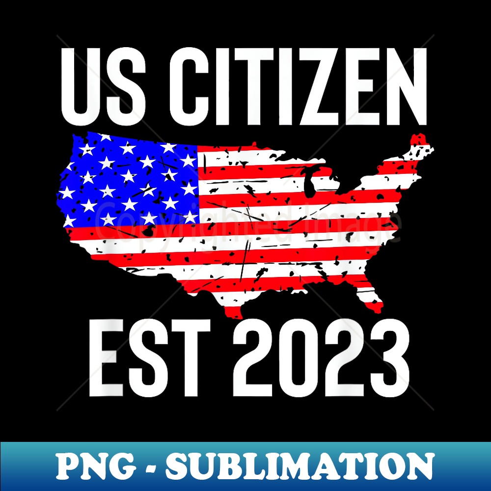 New US Citizen Est 2023 American Immigrant Citizenship - PNG | Inspire ...