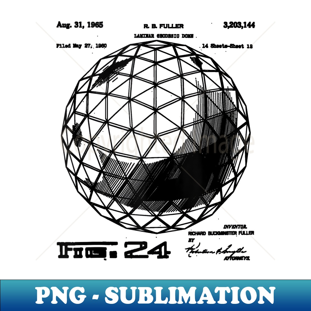 Buckminster Fuller Geodesic Patent Science Engineering Math | Inspire ...