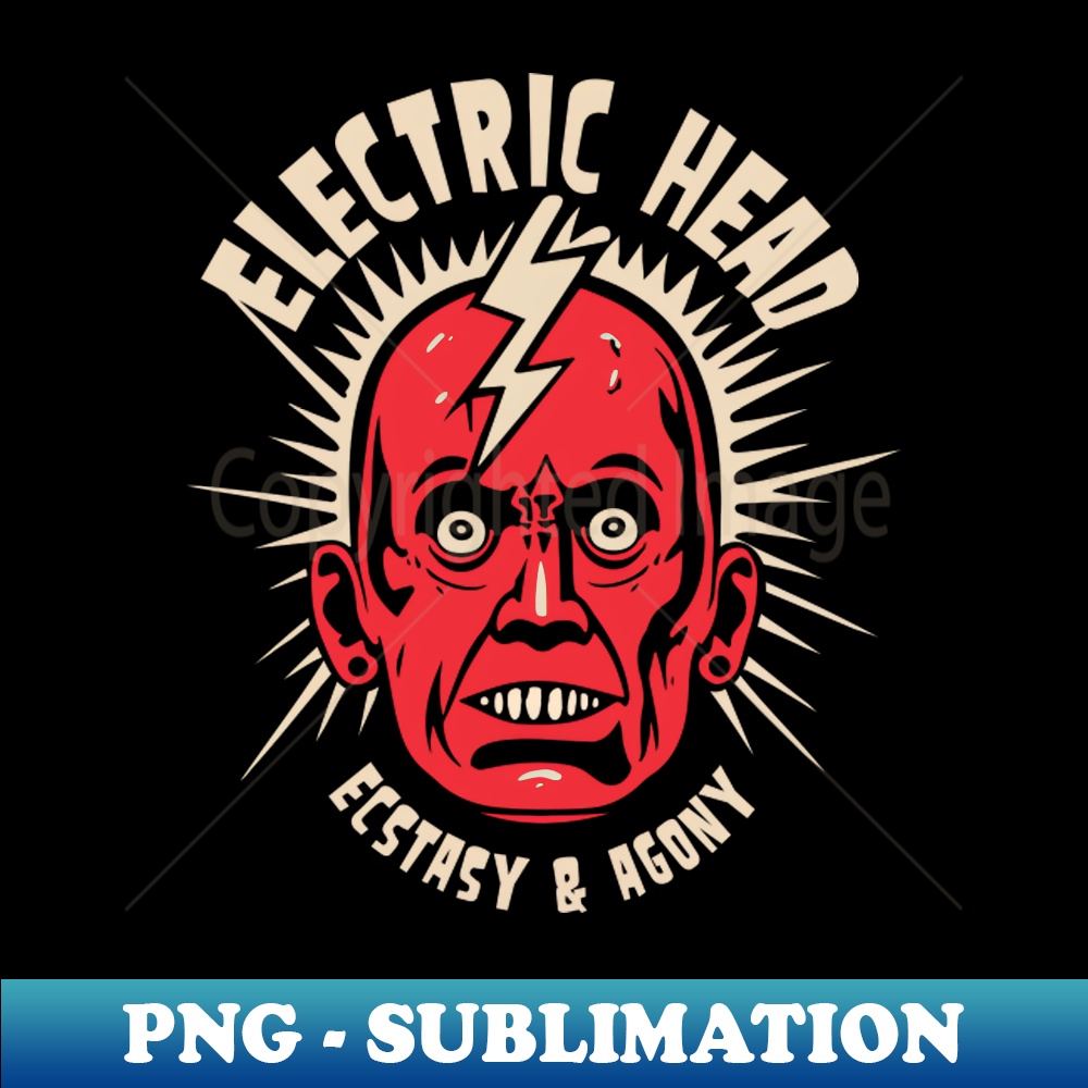 Electric Head - Digital Sublimation Download File - Stunning | Inspire ...