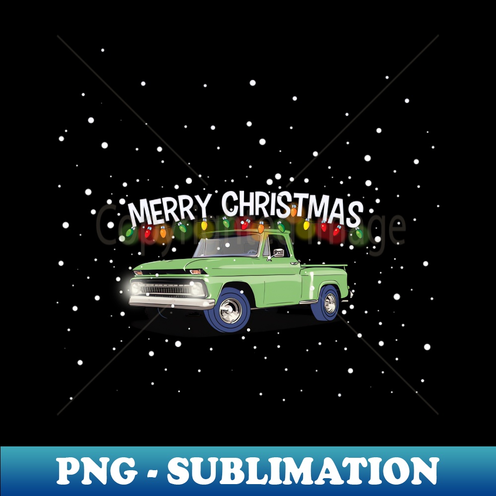Chevrolet C10 Pickup Christmas - Signature Sublimation PNG F | Inspire ...