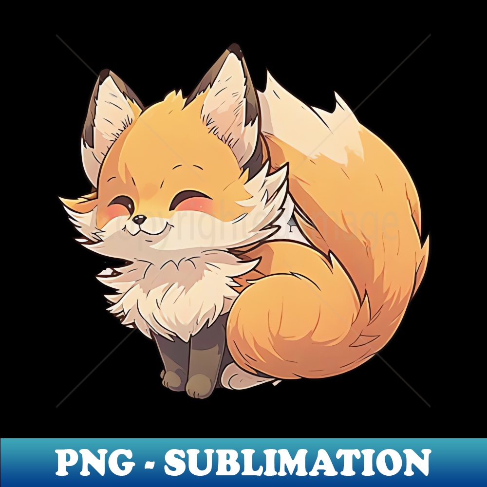Adorable Laughing Fox - Signature Sublimation PNG File - Bri | Inspire ...