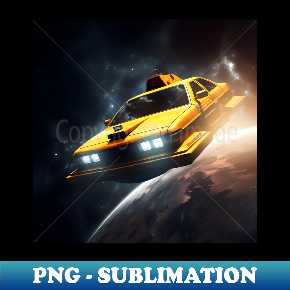 Space Taxi - Exclusive Sublimation Digital File - Create wit | Inspire ...
