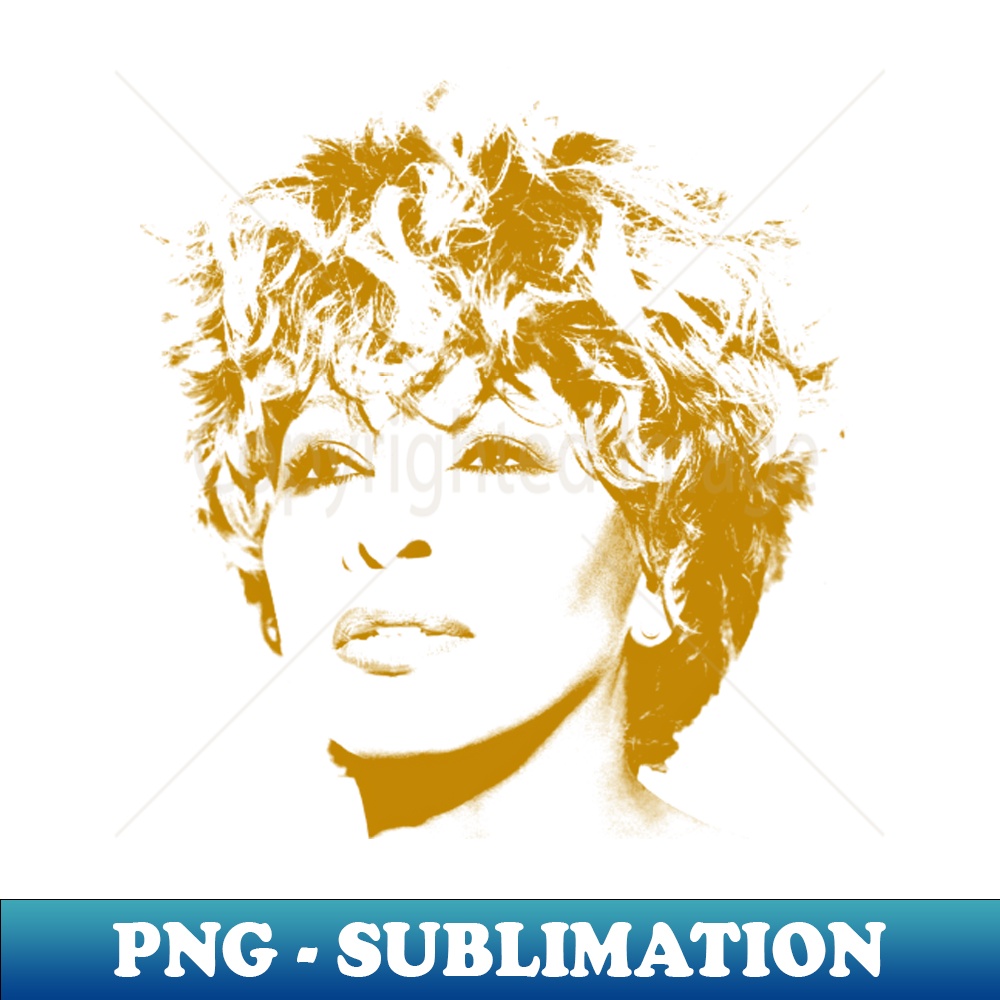 Retro Tina Turner Classic - Signature Sublimation PNG File - - Inspire Uplift
